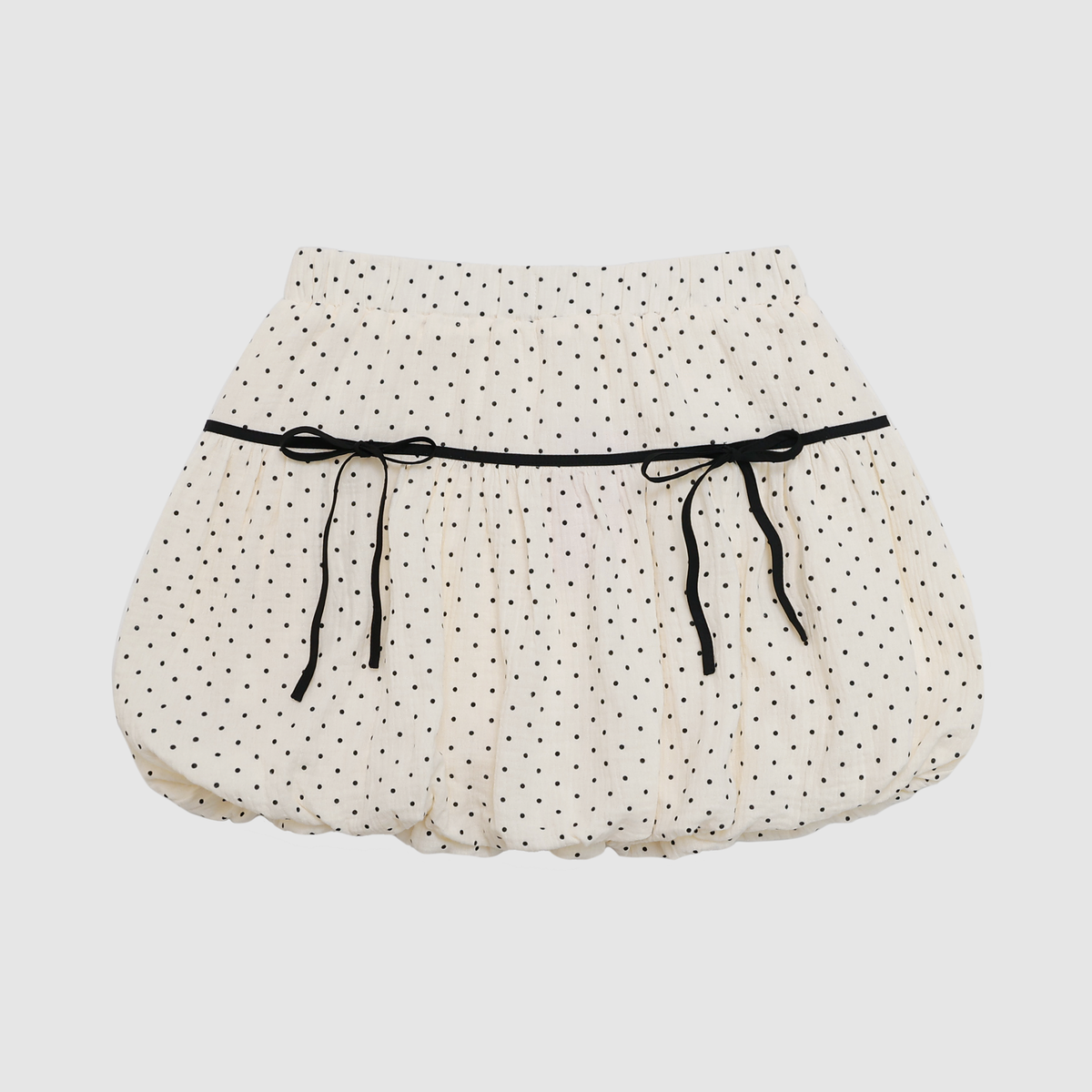 Adeline Polka Dot Ribbon Bubble Skirt – Sixteen