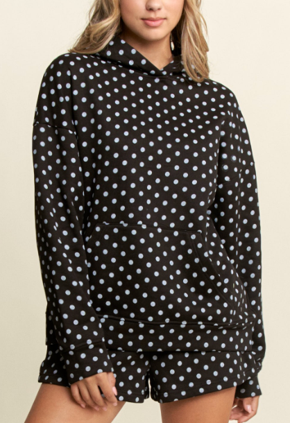 Adelyn Polka Dot Hoodie – Sixteen